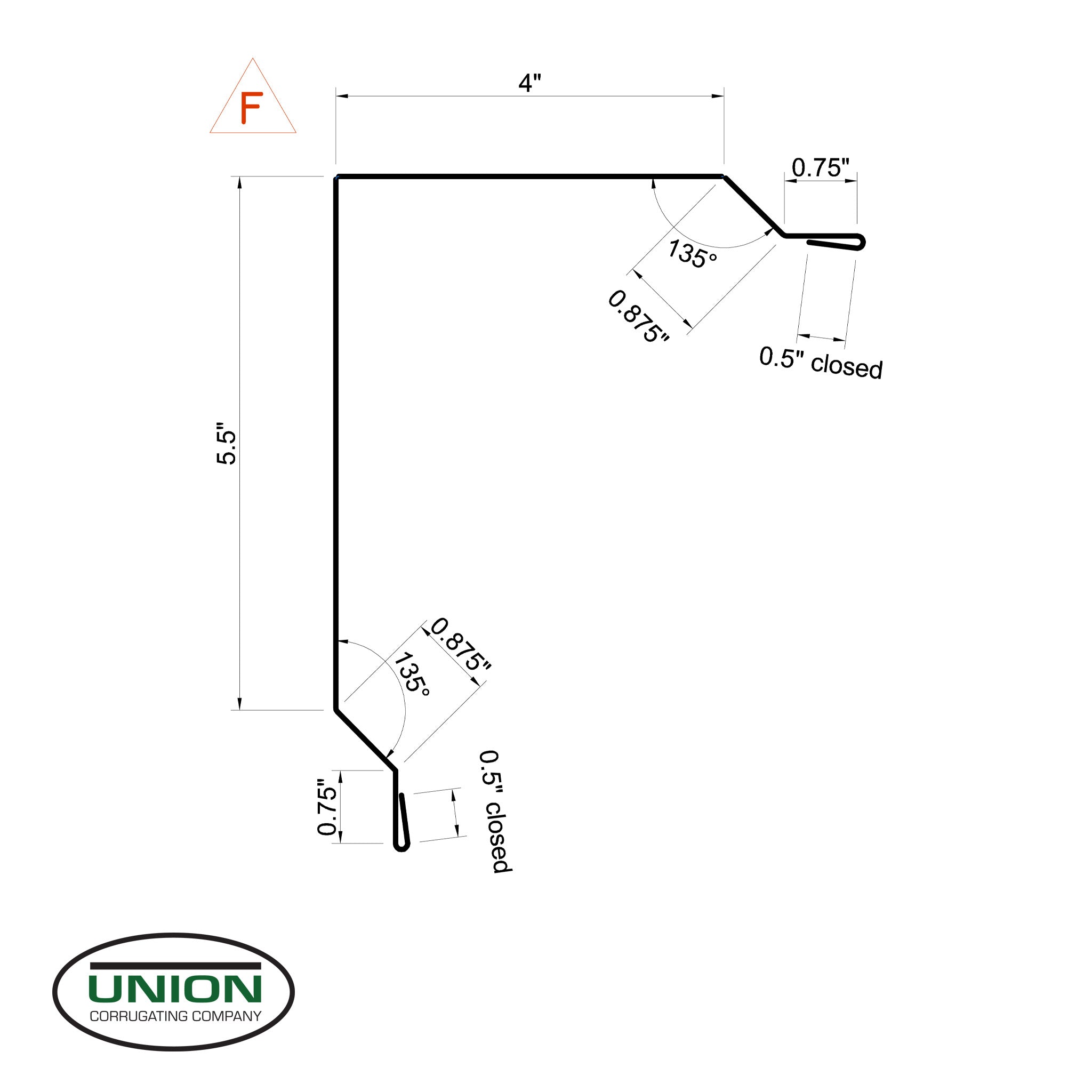MasterRib® Post Frame Rake Trim (Gable Trim) - 29 ga. - 10'2"