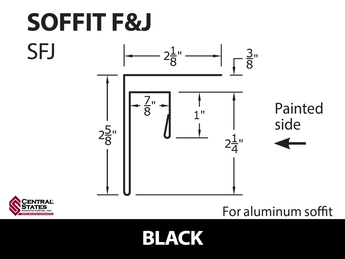 MasterRib® Soffit F & J Channel – 29 Ga. | PBS Direct