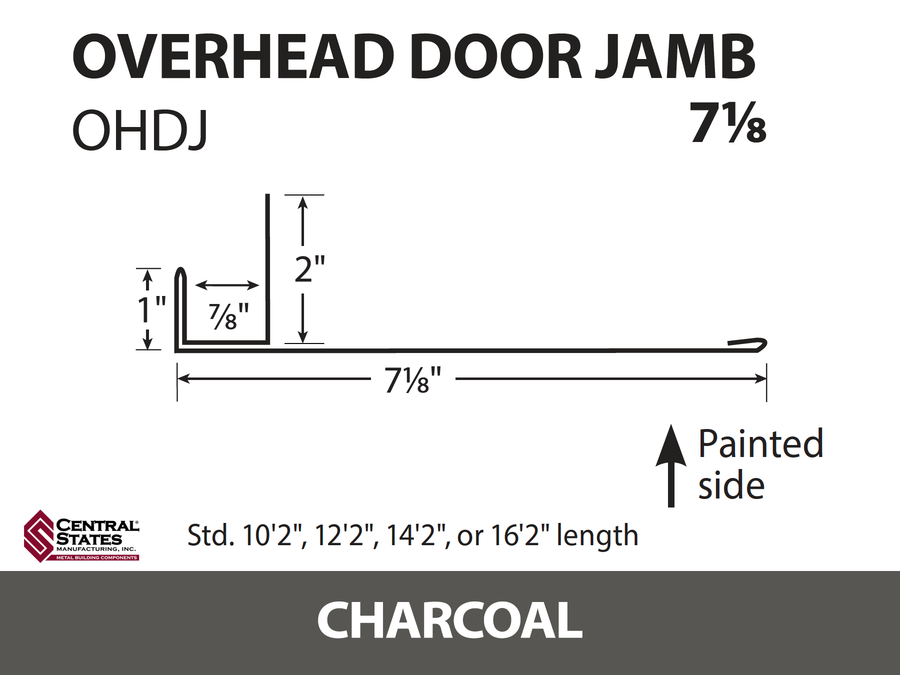 Overhead Door Trim Various Lengths – 29 Gauge | PBS Direct