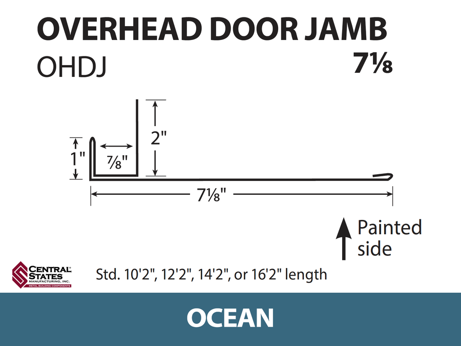 Overhead Door Trim Various Lengths – 29 Gauge | PBS Direct
